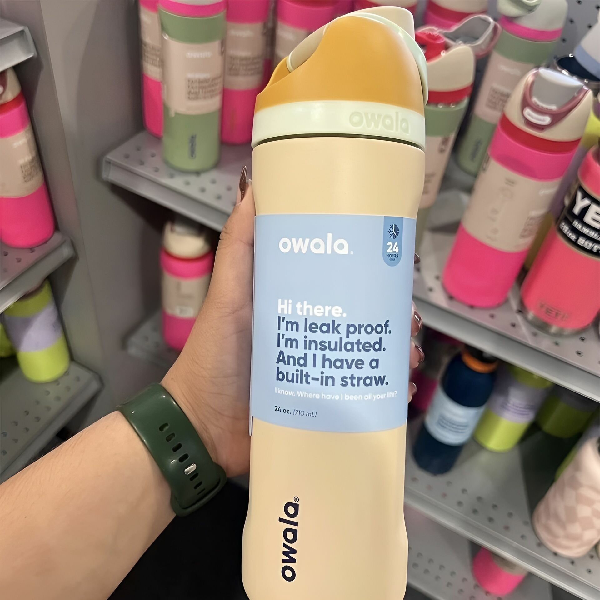 Термокружка, бутылка Owala с двойными стенками 710 мл