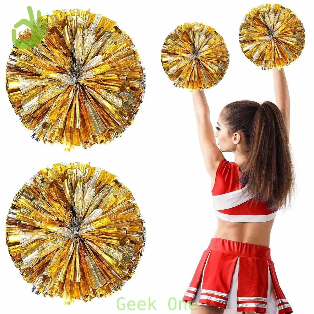 Jike 2 шт. помпонов для черлидинга