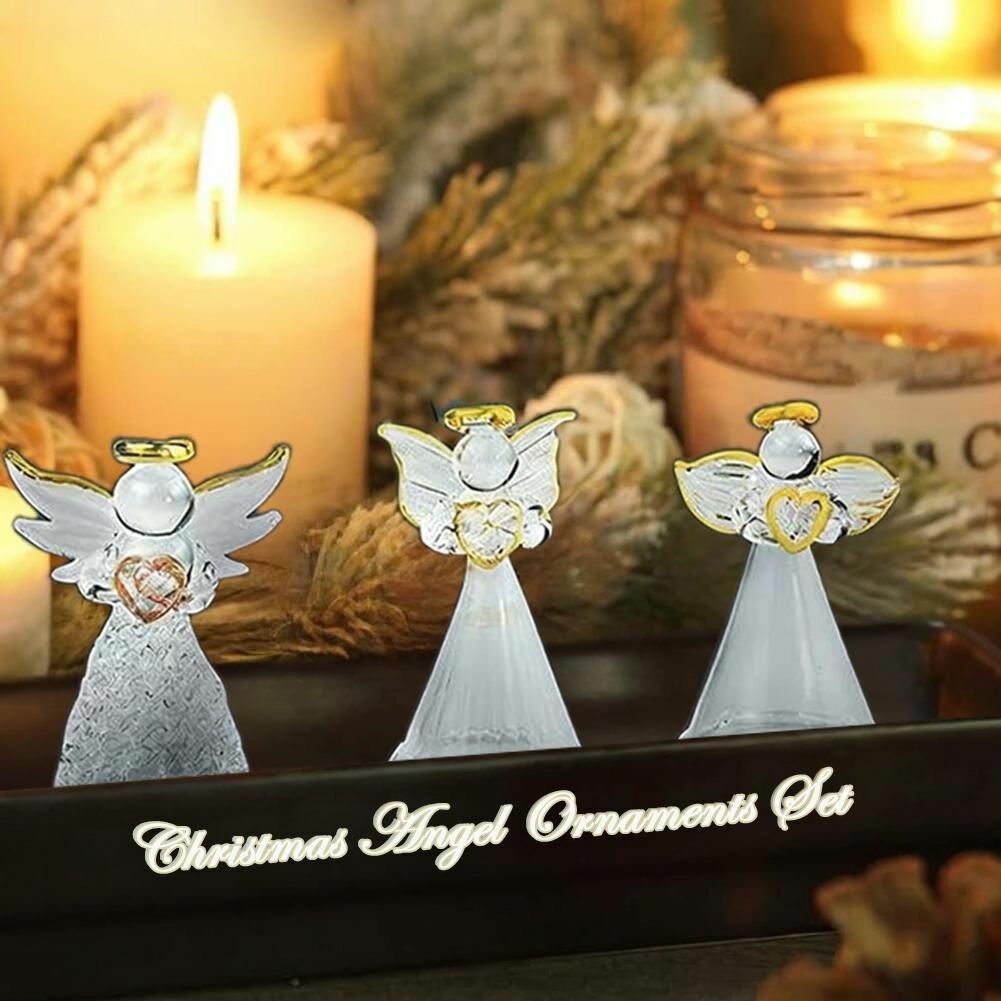 Рождественская подвеска в виде стеклянного Ангела