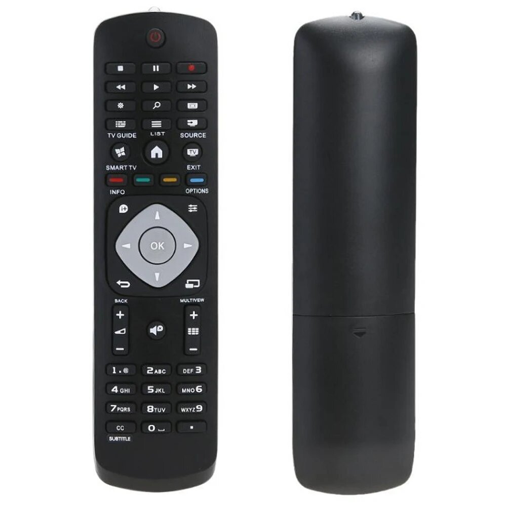 Черный пульт дистанционного управления для телевизора и DVD для Philips, мощный универсальный сменный пульт дистанционного управления, аксессуары для бытовой электроники