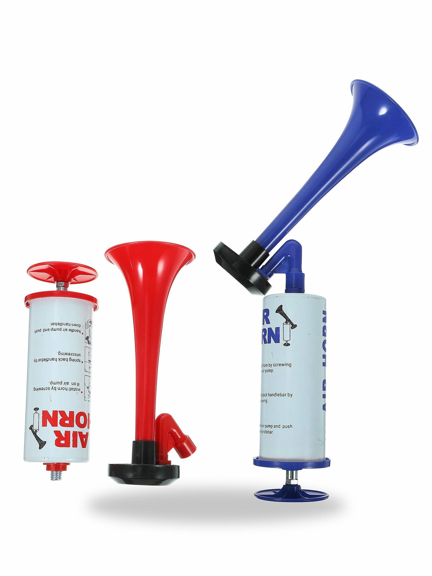 Гудок воздушный ручной, АБС пластик, 34 см, 2 шт, для футбольных матчей