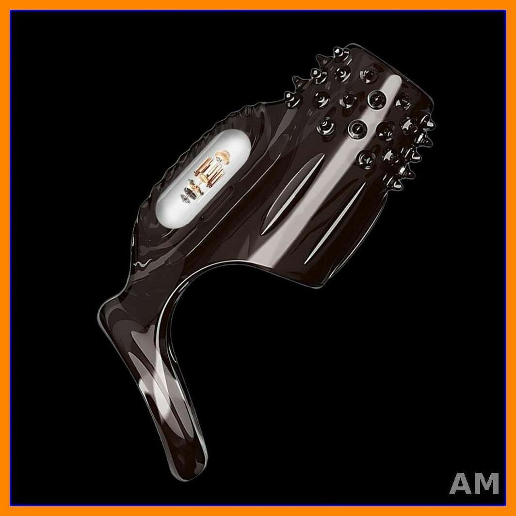 (1 шт.) Набор фиксаторов для мужского пениса-черный