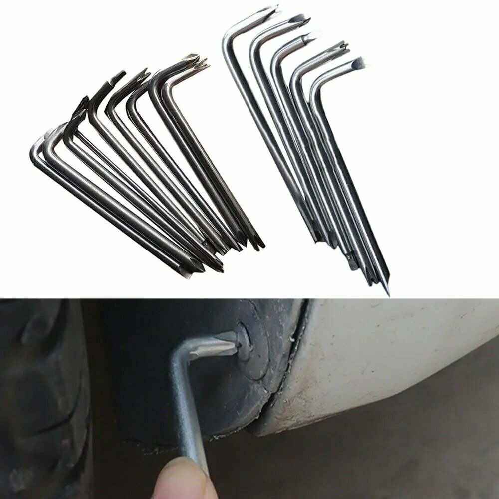 9шт Г-Образная Отвертка Для Узкого Пространства, Крестовая, Uy, Треугольная, Новая Трехточечная