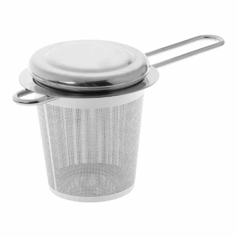 Сетевое ситечко для чая из нержавеющей стали, silver