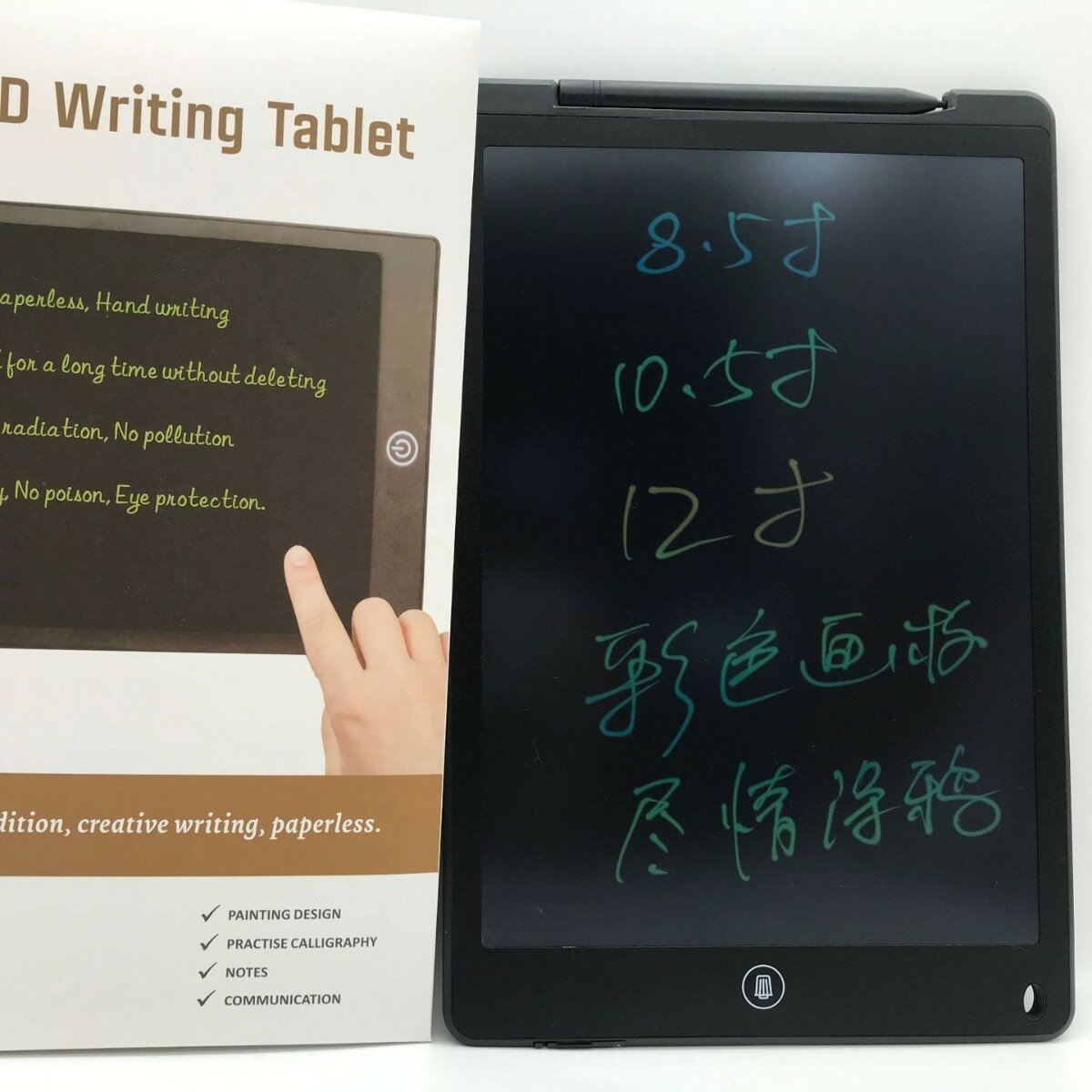 12inch LCD L планшет для письма, детская доска для рисования, граффити, умная электронная доска для письма с подсветкой для студентов