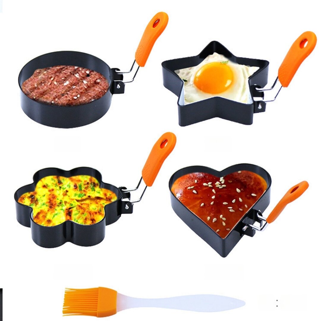 Форма для яичницы 4 шт, сырников, оладей, котлет, панкейков, пряников