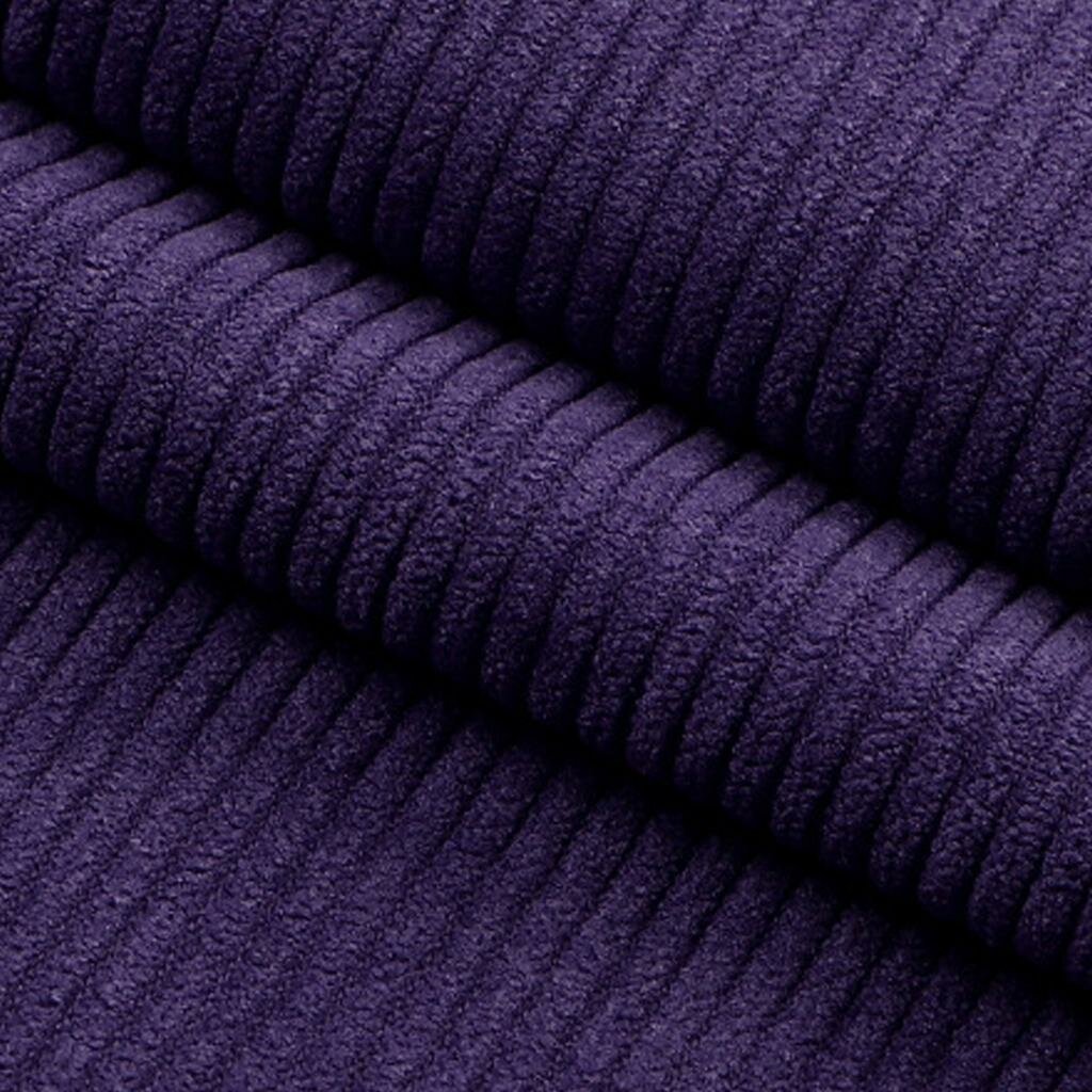 Плотная ткань из вельвета в полоску, Фиолетовый цвет