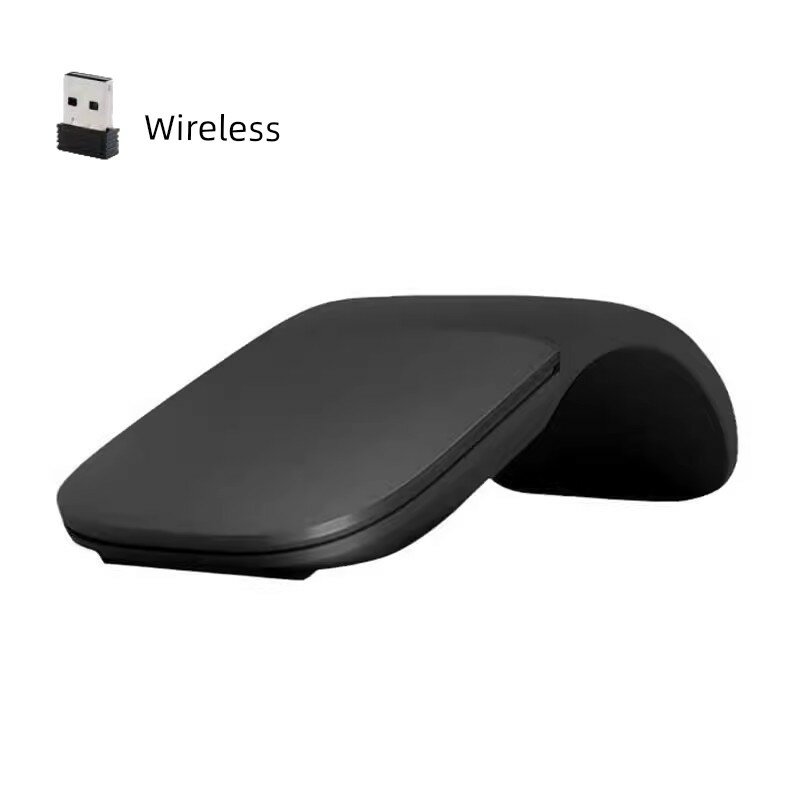 Новая беспроводная мышь 2,4G, складная, ультратонкая, офисная, сенсорная, персонализированная, креативная, изогнутая