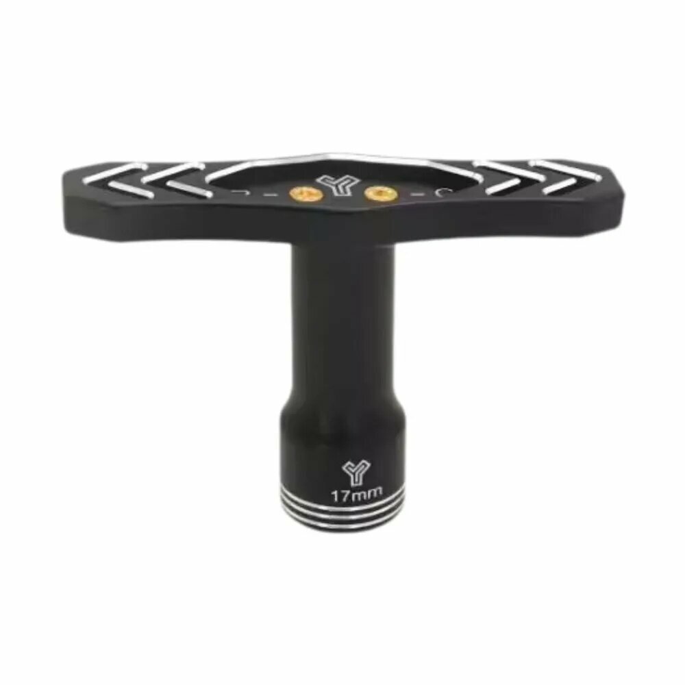 Металлический шестигранный ключ для колес 17 мм для моделей автомобилей 1:8, черный