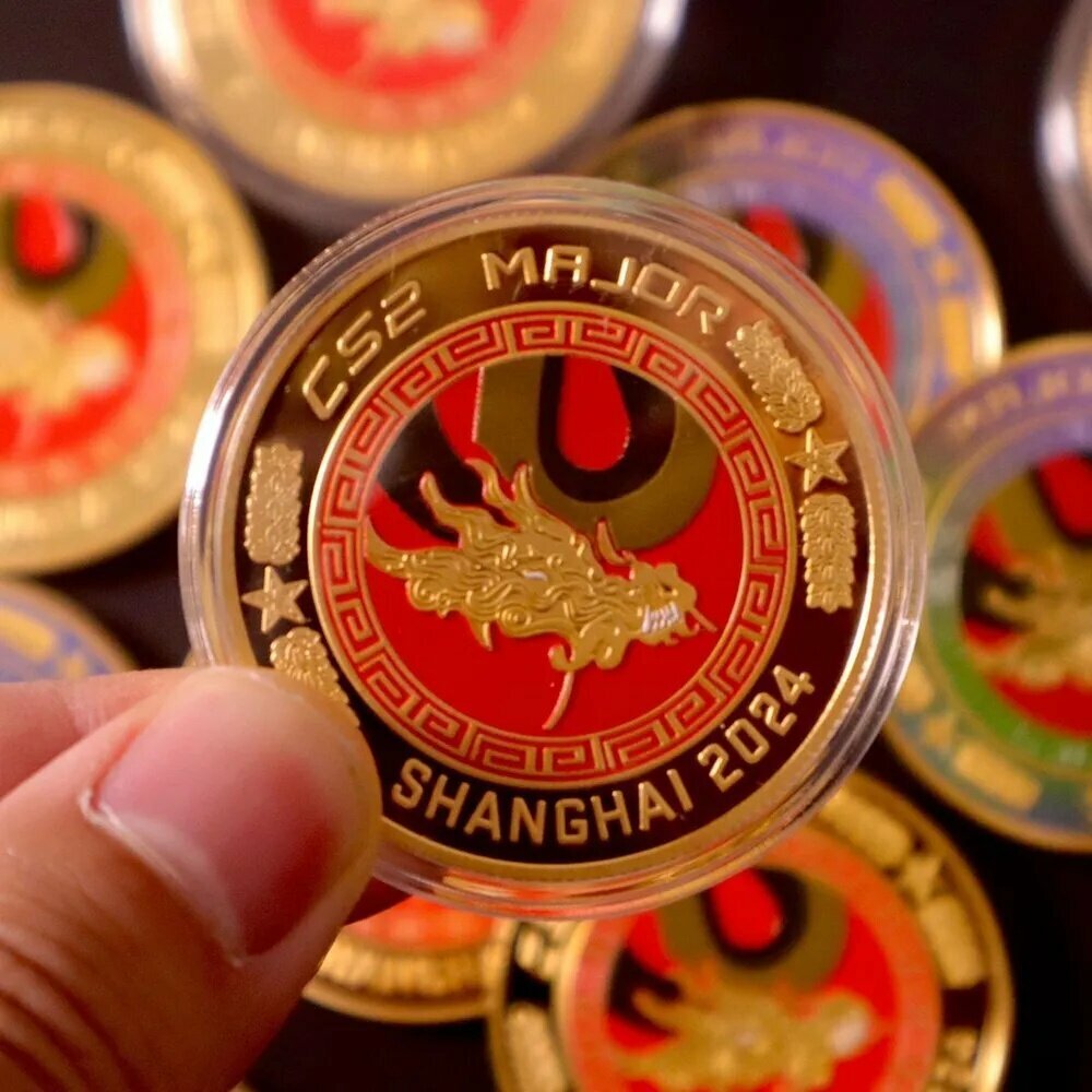 Сувенирная монета-жетон CS: GO Major (2 дизайна, диаметр 4 см)