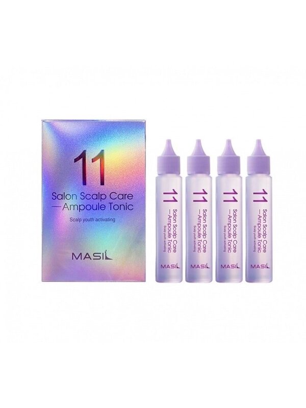 Masil Восстанавливающий укрепляющий ампульный тоник для кожи головы, 4*30 мл
