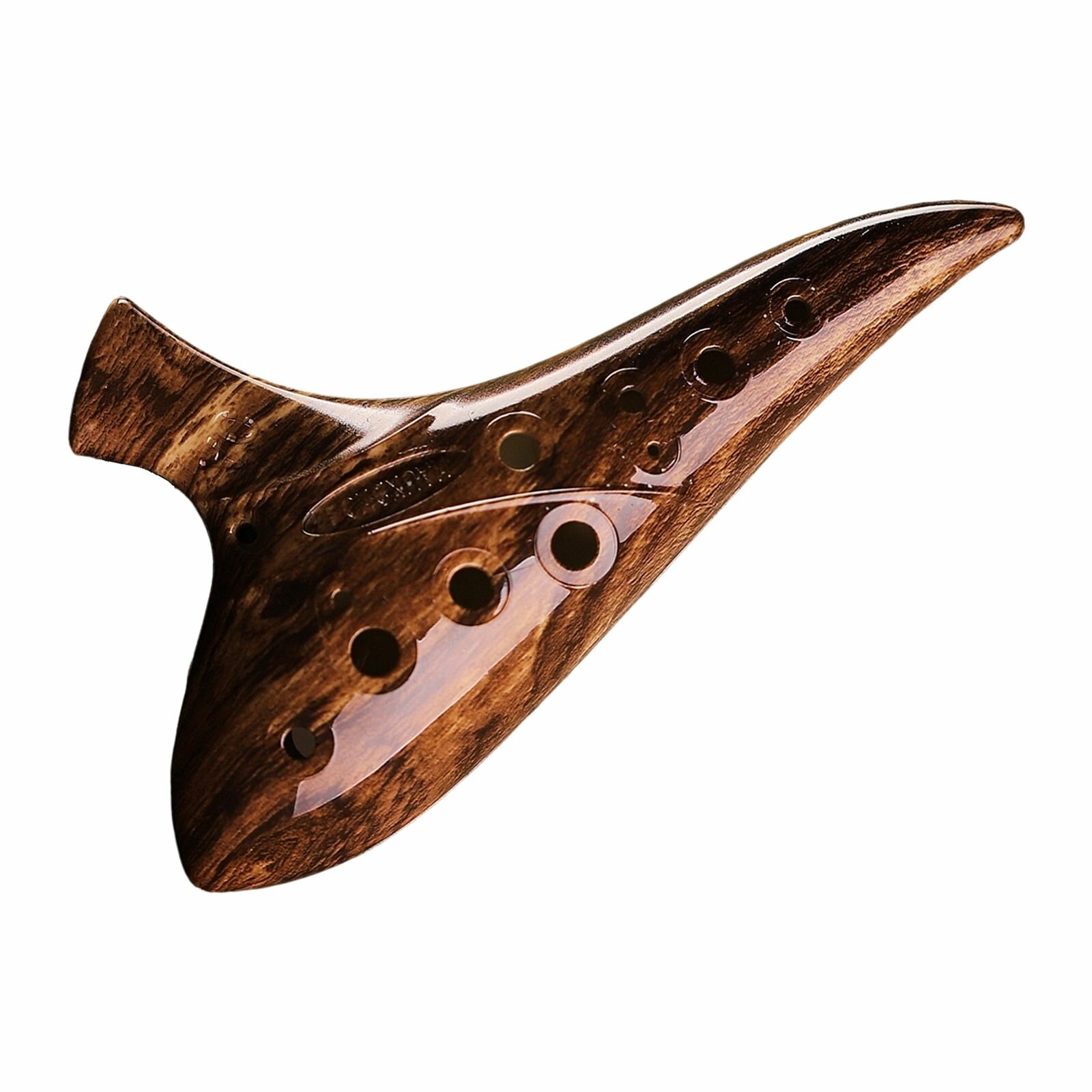 Премиальная керамическая 12-дырочная окарина портативная для любителей музыки и студентов