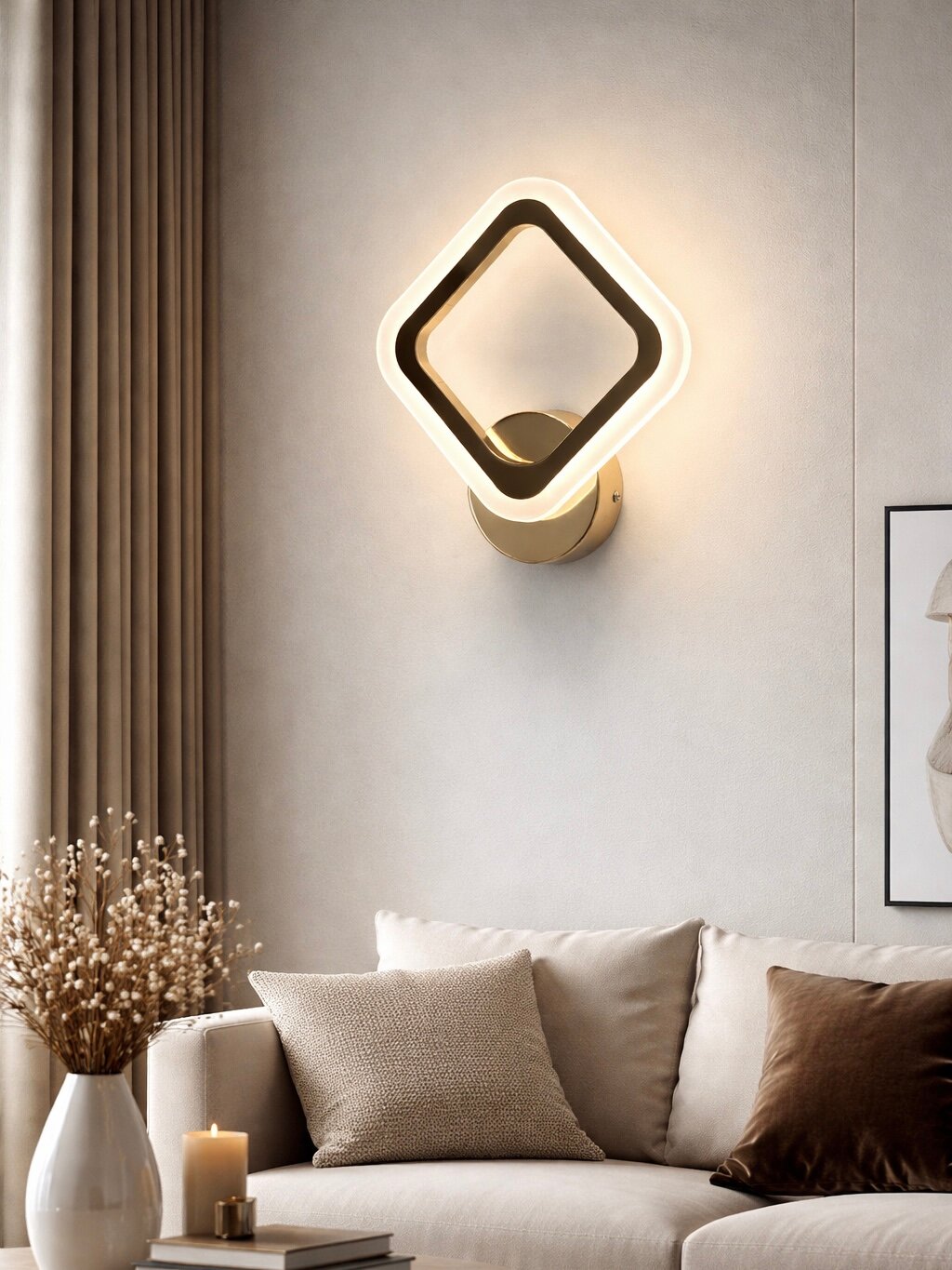 Свет Столицы Бра настенная светодиодная золотая, 16 Вт