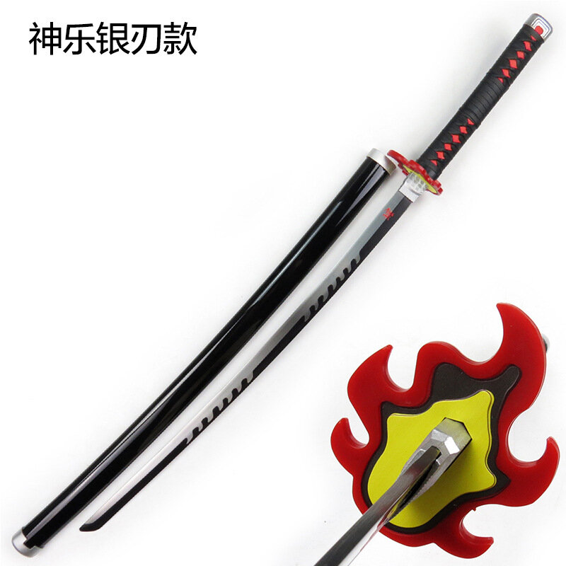 Меч Ничирин из аниме "Истребитель демонов: Кимэцу но Яйба" Танджиро Камадо Зенитсу Агатсума Гию COS оружие реквизит металлический не заточенный