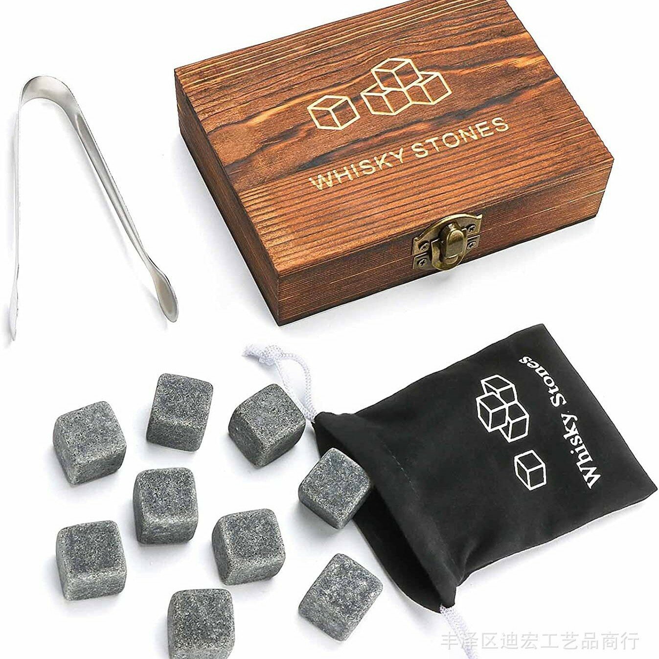 Виски ледяные камни, набор изысканных деревянных коробок, натуральные ледяные кубики, ледяные частицы, производитель