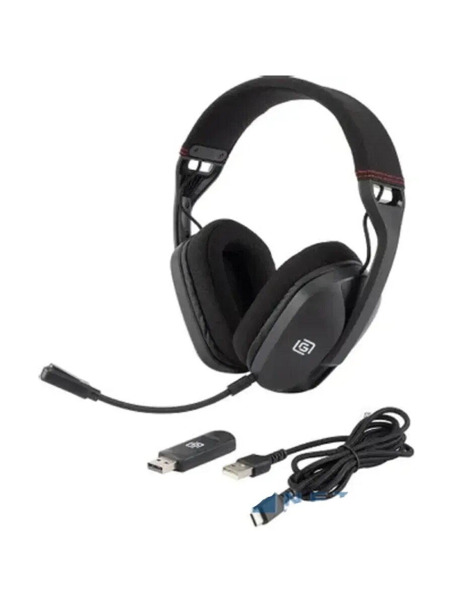 Наушники полноразмерные HS-L750G черный 1.5м накладные BT
