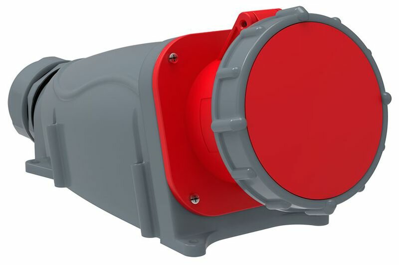 Розетка силовая IEK ОП, Magnum, 63 А, 200, 346-240, 415 В, 3P+PE+N, 6 ч, ССИ-135, IP67