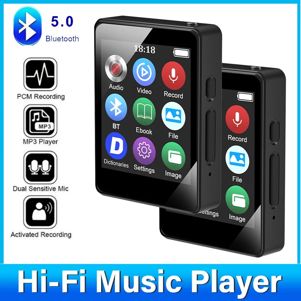 MP3-плеер Bluetooth 128ГБ No SD Card — фото 1