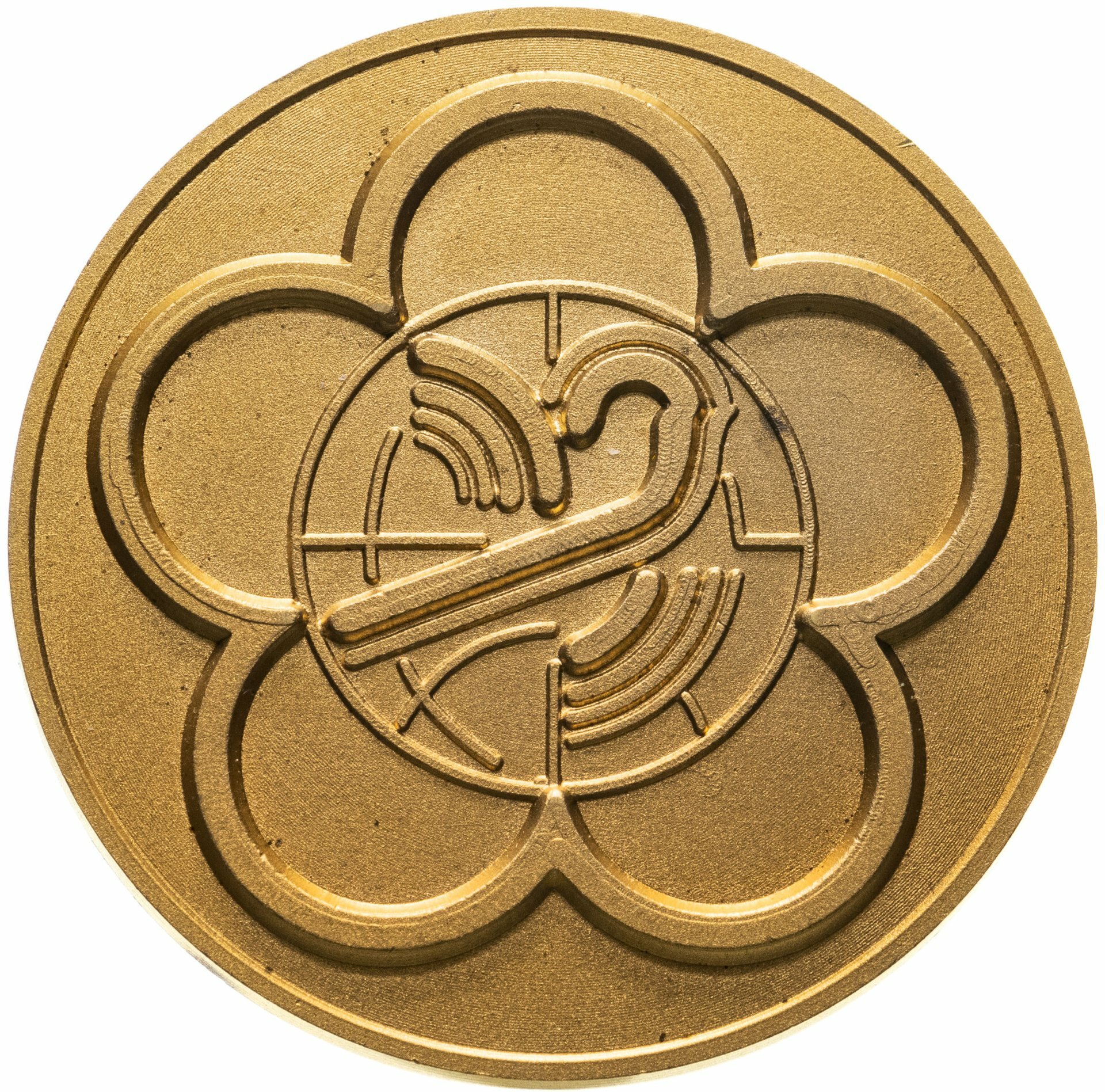 Настольная медаль "Всемирный фестиваль молодежи и студентов" СССР, 1980-е гг