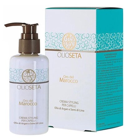 Barex, Моделирующее молочко с маслом арганы и маслом семян льна Olioseta Oro Del Marocco, 250 мл