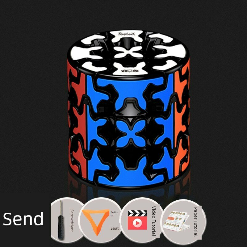 Геард-цилиндр неправильной формы - Гладкое вращение, обучающая игрушка для студентов, головоломка