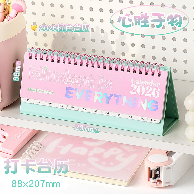 Новогодний календарь, настольный календарь, план обратного отсчета для студентов, ежемесячный календарь, креативное офисное настольное украшение