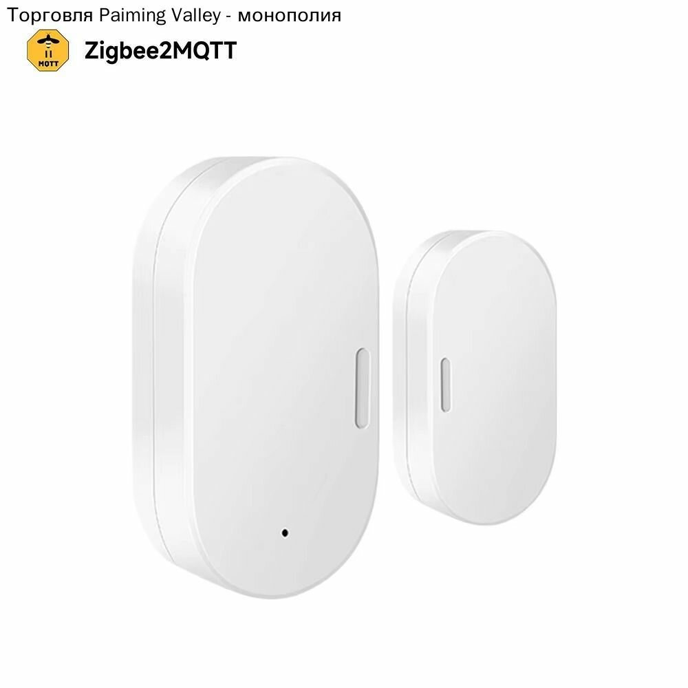 Tuya Zigbee 3.0 2MQTT Умный датчик двери и окна Детектор безопасности Защита Управление приложением Домашний помощник Alexa Z2MQTT.