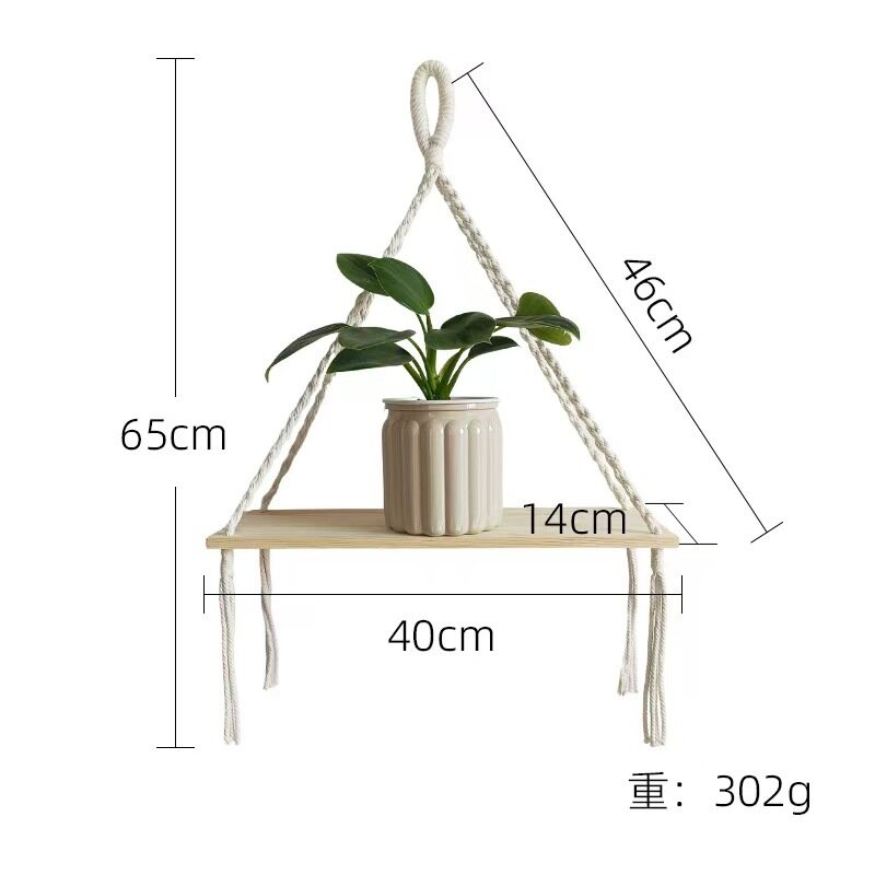 Кросс-бордерная поставка ручной работы настенного декора B&B, стеллаж для хранения, однослойный, двухслойный, настенное украшение, хранение, настенное украшение