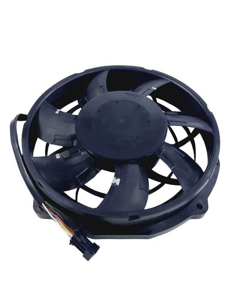 Вентилятор радиатора кондиционера бесщеточный (бесколлекторный) 24V, 380W, PULL