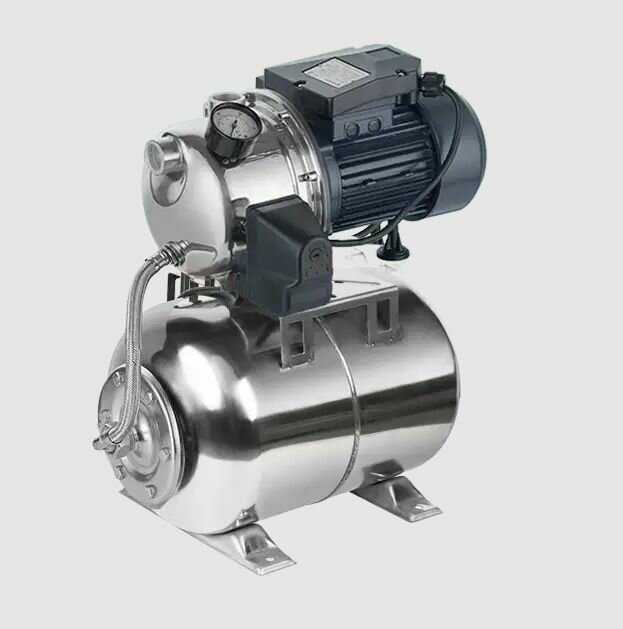 Насосная станция AUTO JS 100-S 0.75 кВт, 40 м, 3.3 м3/час, бак 24 л, нерж, Unipump 77863