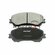 KORTEX KT0050STD Колодки торм. пер.