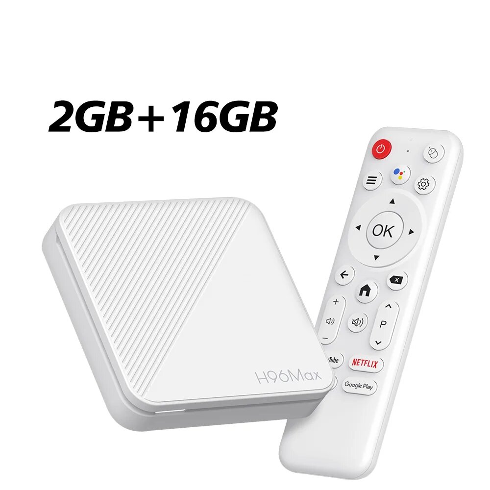 SkyBeats H96 Max H313 IPTV Smart TV Box 2 ГБ 16 ГБ Европейская вилка (EU Plug), 2GB 16GB