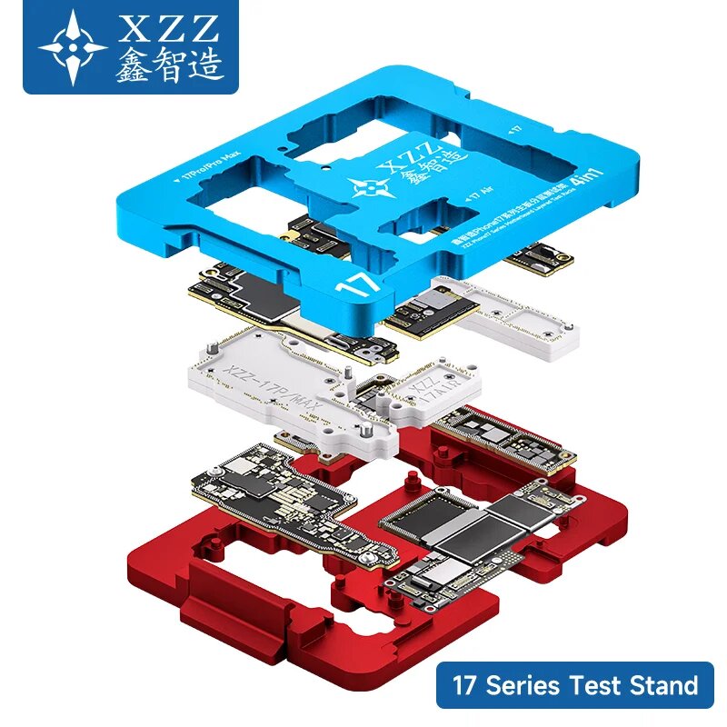 Приспособление для тестирования материнской платы XZZ ISocket для iPhone 17 Pro Max 17AIR, логическая плата, микросхемы, функция, тестер средней рамки, набор инструментов