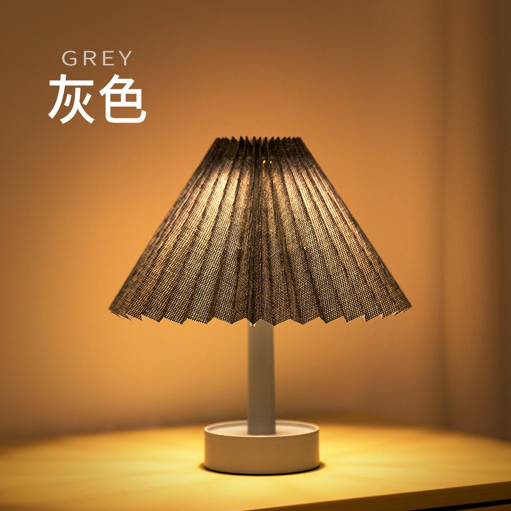 Новая ретро складная настольная лампа с USB-зарядкой, прикроватная лампа в форме зонта, ночник, атмосферная лампа, креативный подарок на день рождения