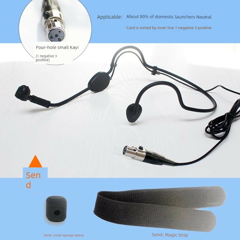 4-контактный мини-разъем XLR с 1 отрицательным и 3 положительными контактами для гарнитурного микрофона, предотвращает