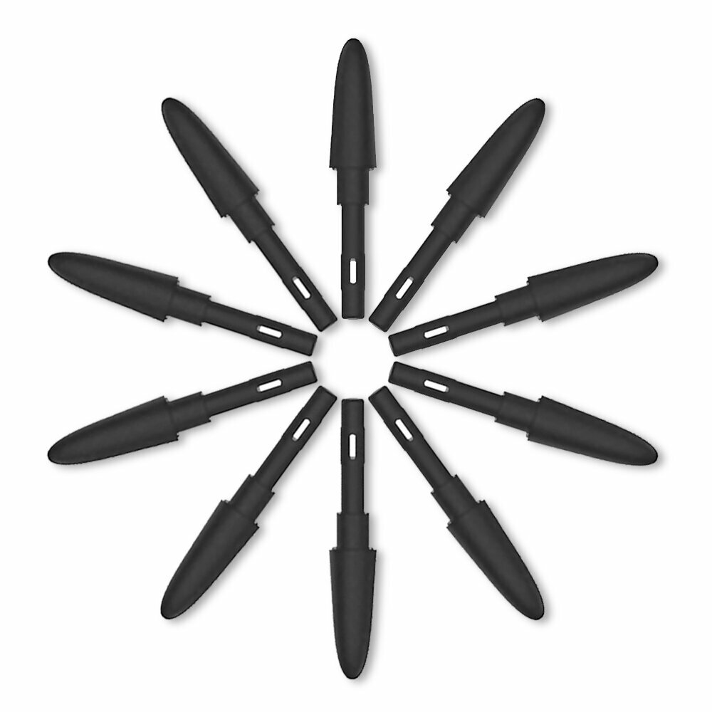 VEIKK P002 10pcs Black Replacement Pen Nibs Battery Stylus Pen Nib for VEIKK A50 A15 A15Pro Graphics Tablets
