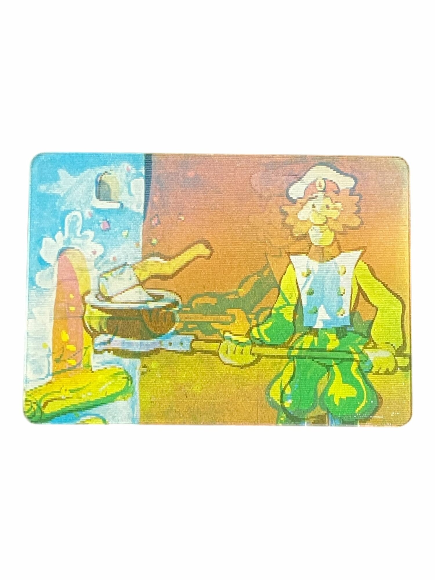 Советский винтажный переливающийся календарь, советская мультипликация, сделано в СССР