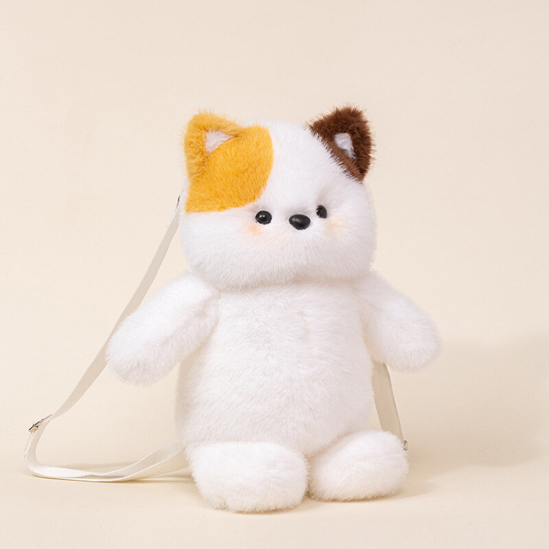 Рюкзак Duoduo Cat Can Run, маленькая овечка, плюшевая игрушка, пчела, медведь, плюшевая игрушка, бегущая игрушка с тремя цветами, подарок