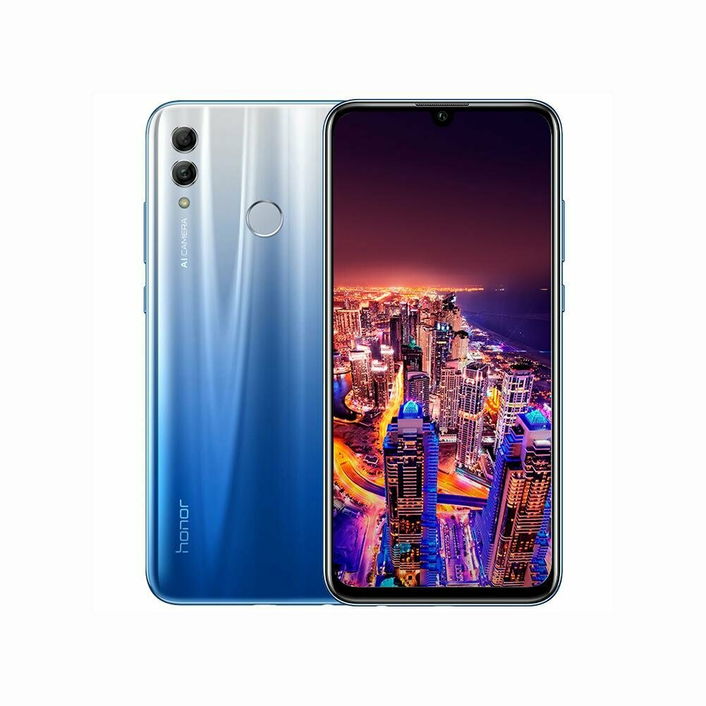 Смартфон HONOR 10 Lite 4 / 64Gb Blue, 2 nano sim, синий, 6.21"
