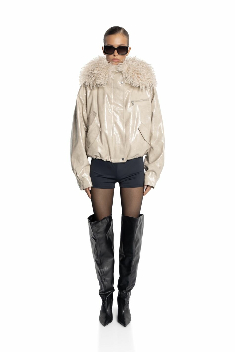 Куртка кожаная