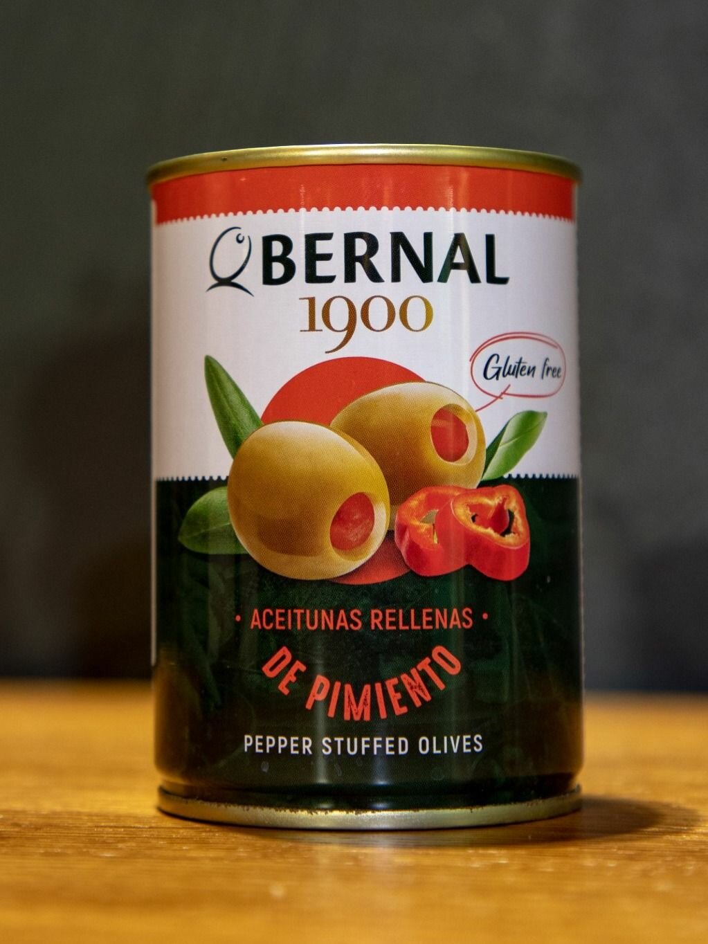 Оливки фаршированные перцем, 292 г (120 г)