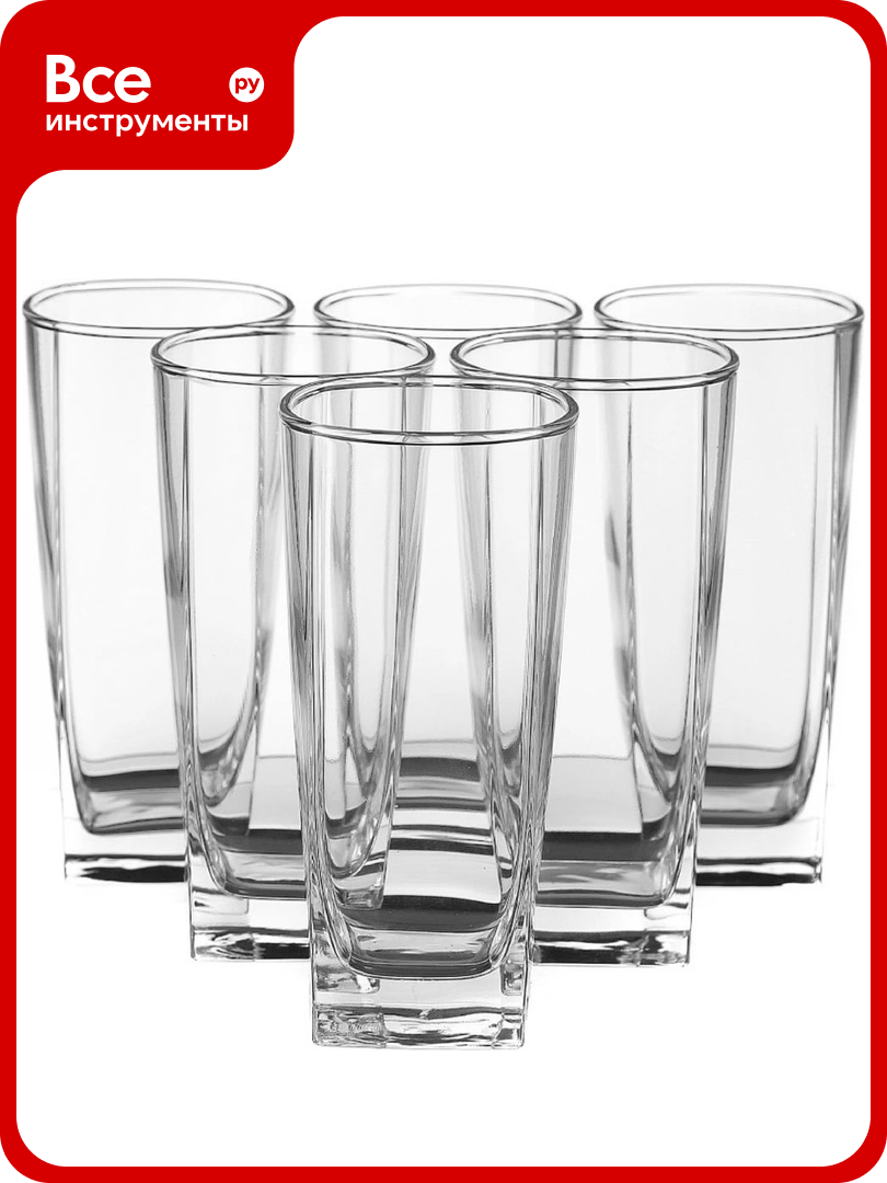 Набор стаканов LUMINARC стерлинг 6 шт, 330 мл, высокие H7666