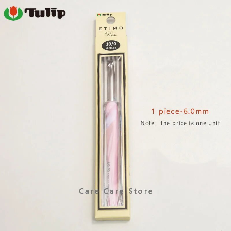 Крючок для вязания Tulip Etimo Rose 6.0mm