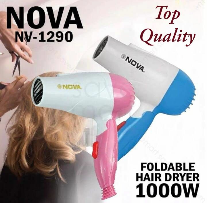 Складной фен Nova Professional 1000 Вт фен