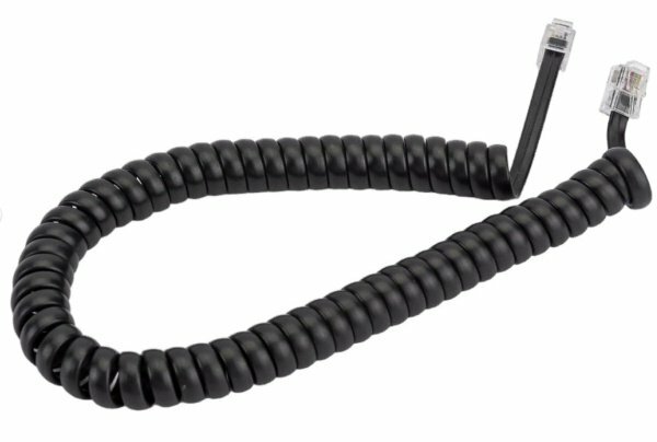 Шнур витой труб 2М телеф черный REXANT