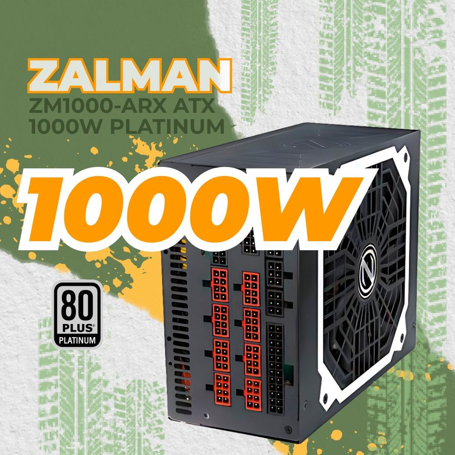Блок питания Zalman 1000W Acrux, модульный, 135 мм, 80 PLUS Platinum (ZM1000-ARX)