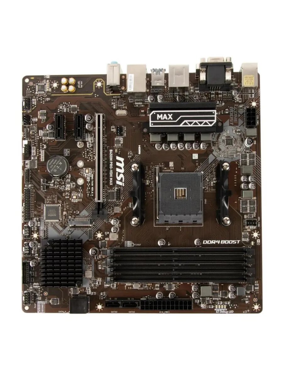 Материнская плата B450M PRO-VDH MAX - AM4, DDR4