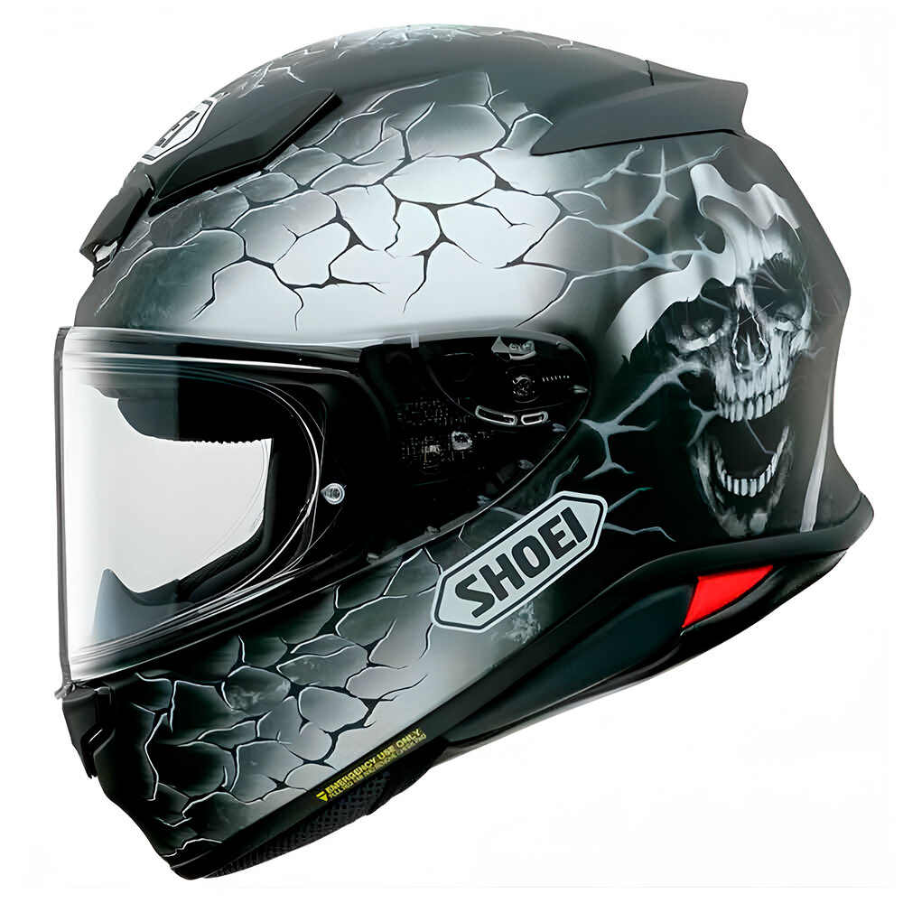 Мотошлем интеграл SHOEI NXR 2 GLEAM (серый, серебристый, M)