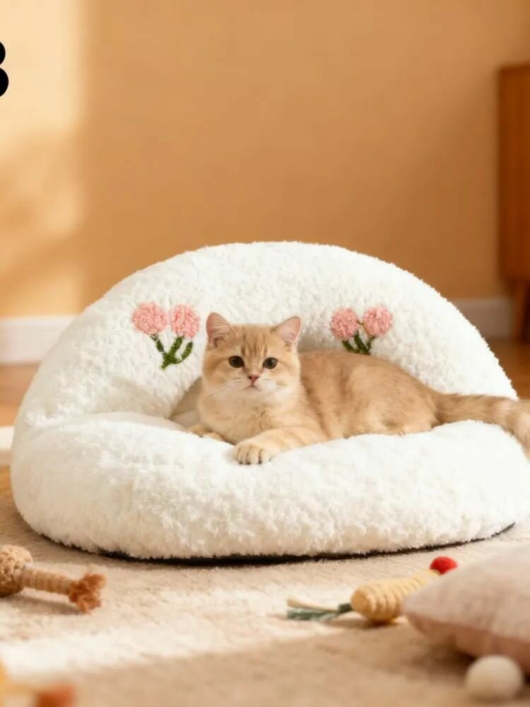 Лунная подушка для сна для кошек и собак плюшевый спальный коврик для домашних животных товары для домашних животных