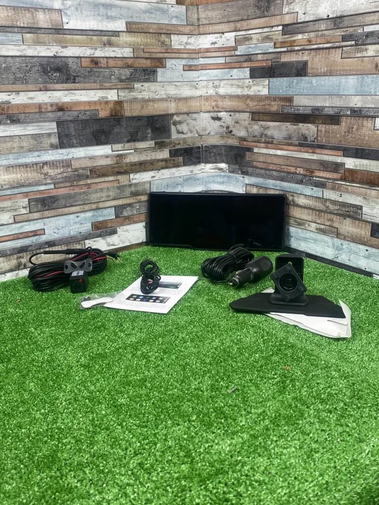 Портативный автомобильный мультимедиа, видеорегистратор, беспроводной Apple CarPlay и Android Auto, 10.26 дюймов на торпеду.